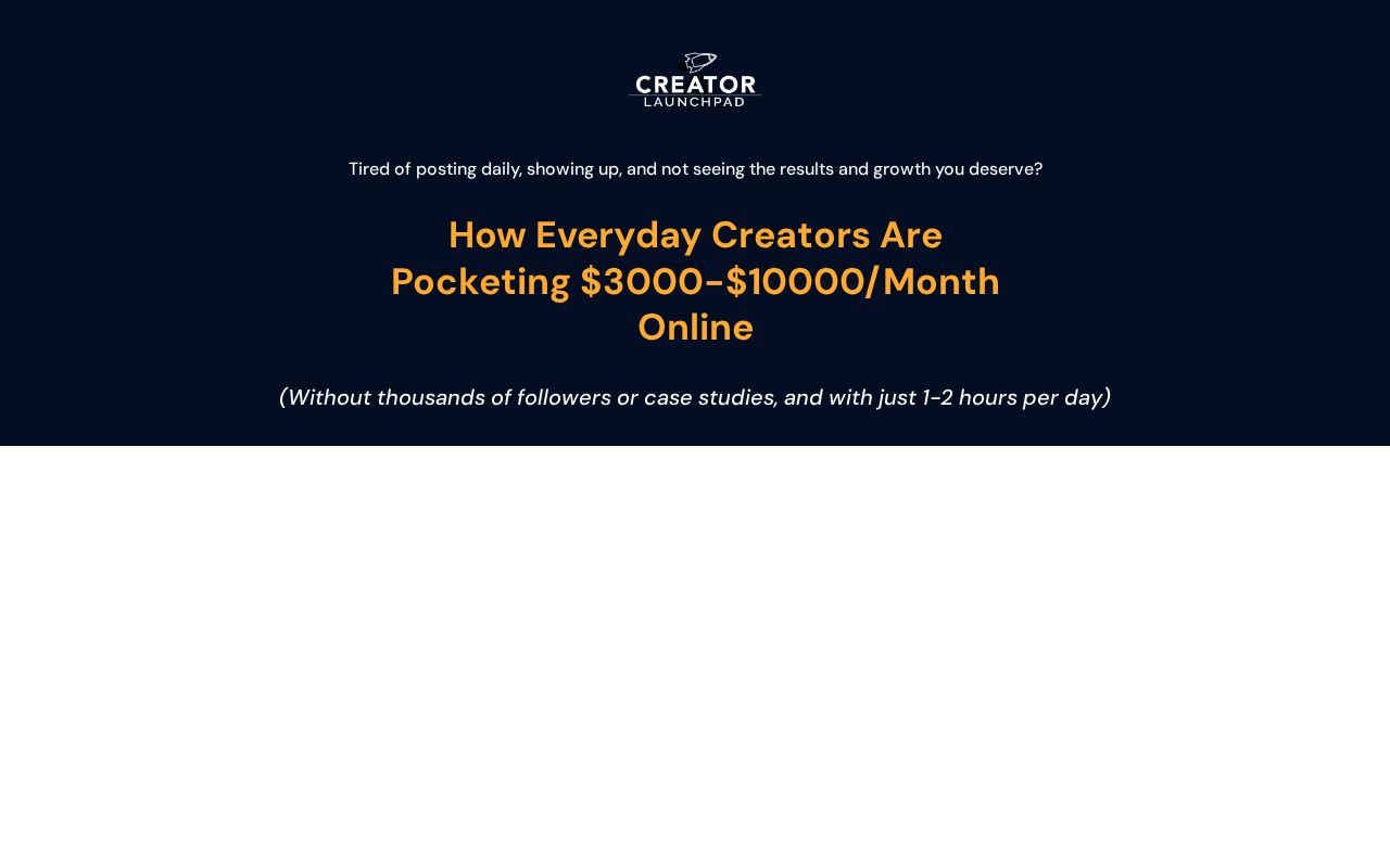 Creator Launchpad Waitlist